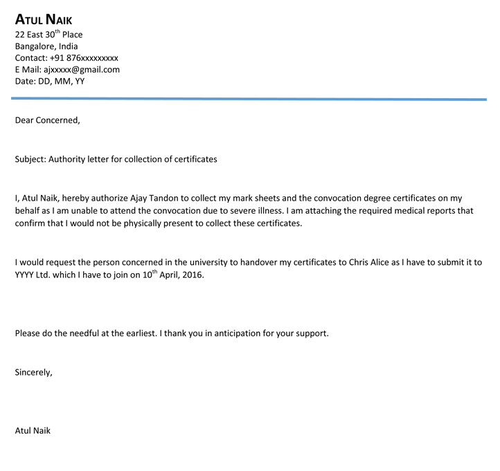 Authorization Letter Format Authority Letter Sample Naukri Authorization Letter Format Authority Letter Sample Naukri
